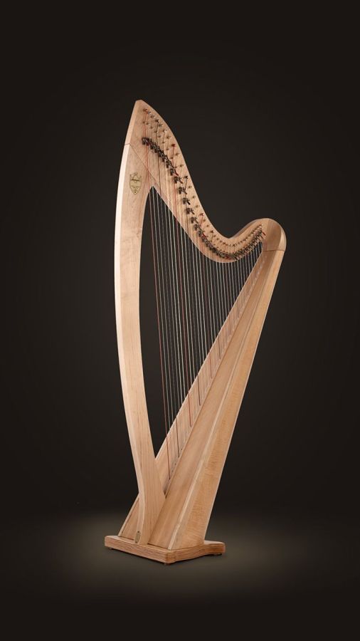 Die Troubadour ist eine große robuste Harfe.